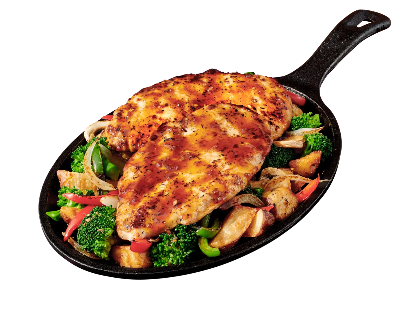Bourbon Chicken Sizzlin' Skillet - Dennys Costa Rica
